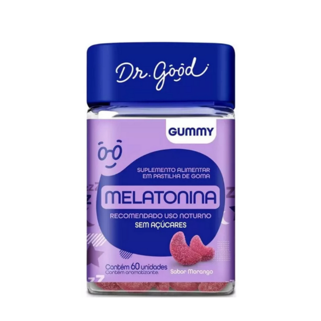 Melatonina Fini Sem Açucares Com 60 Unidades sabor Morago Dr Good ...