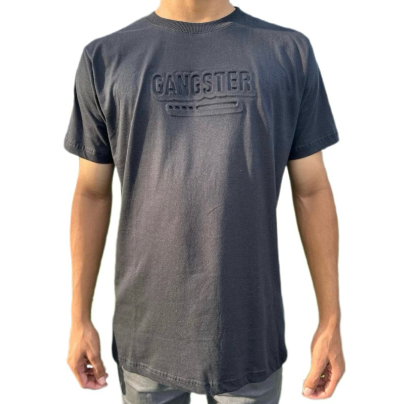 Camiseta Masculina Preta - Gagster | Shopee Brasil