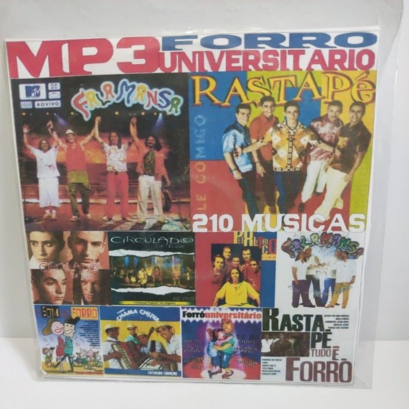 MP3 Forro Universitário discografia | Shopee Brasil
