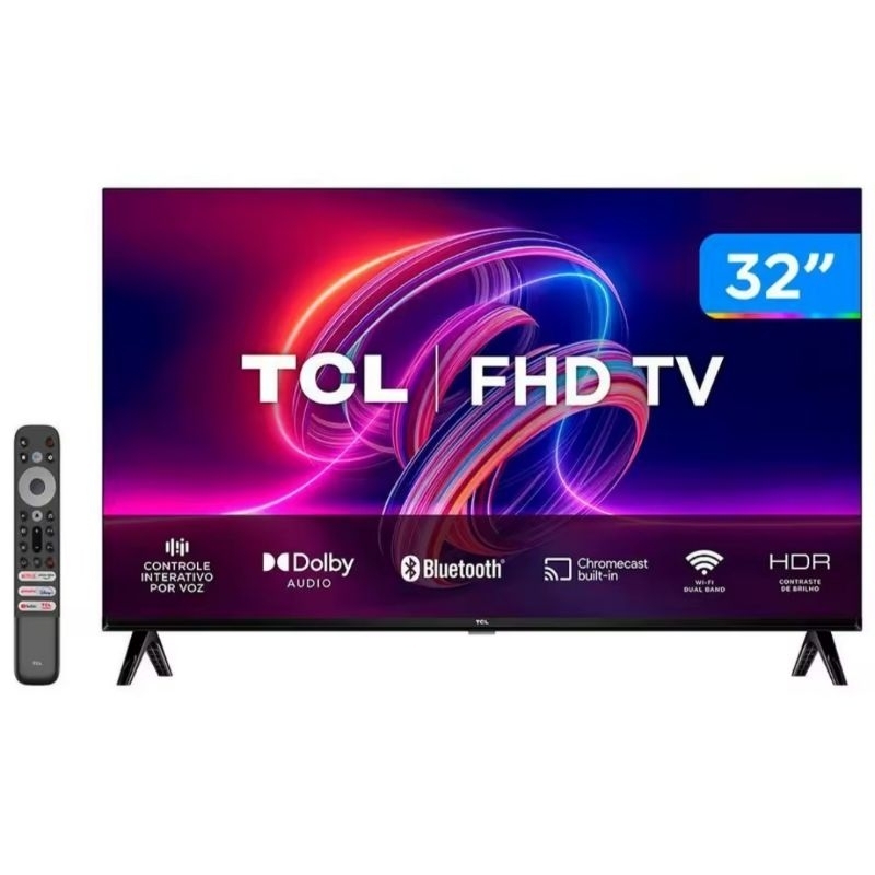 TV Smart 32 polegadas Android TV - TCL FHD | Shopee Brasil
