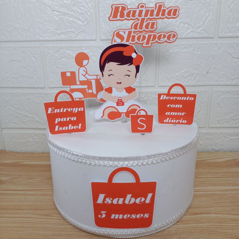 Topo De Bolo Rainha Da Shopee Shopee Brasil