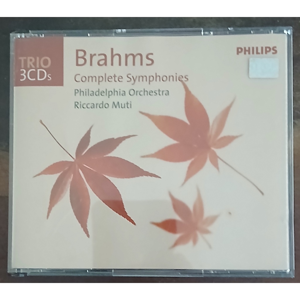 3 Cds - Brahms - Sinfonias Completas - Ricardo Muti - Philips | Shopee ...