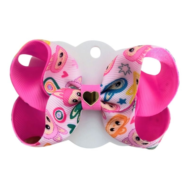 Laço Boutique Labubuu Infantil no Bico de Pato – Laço Temático | Shopee ...