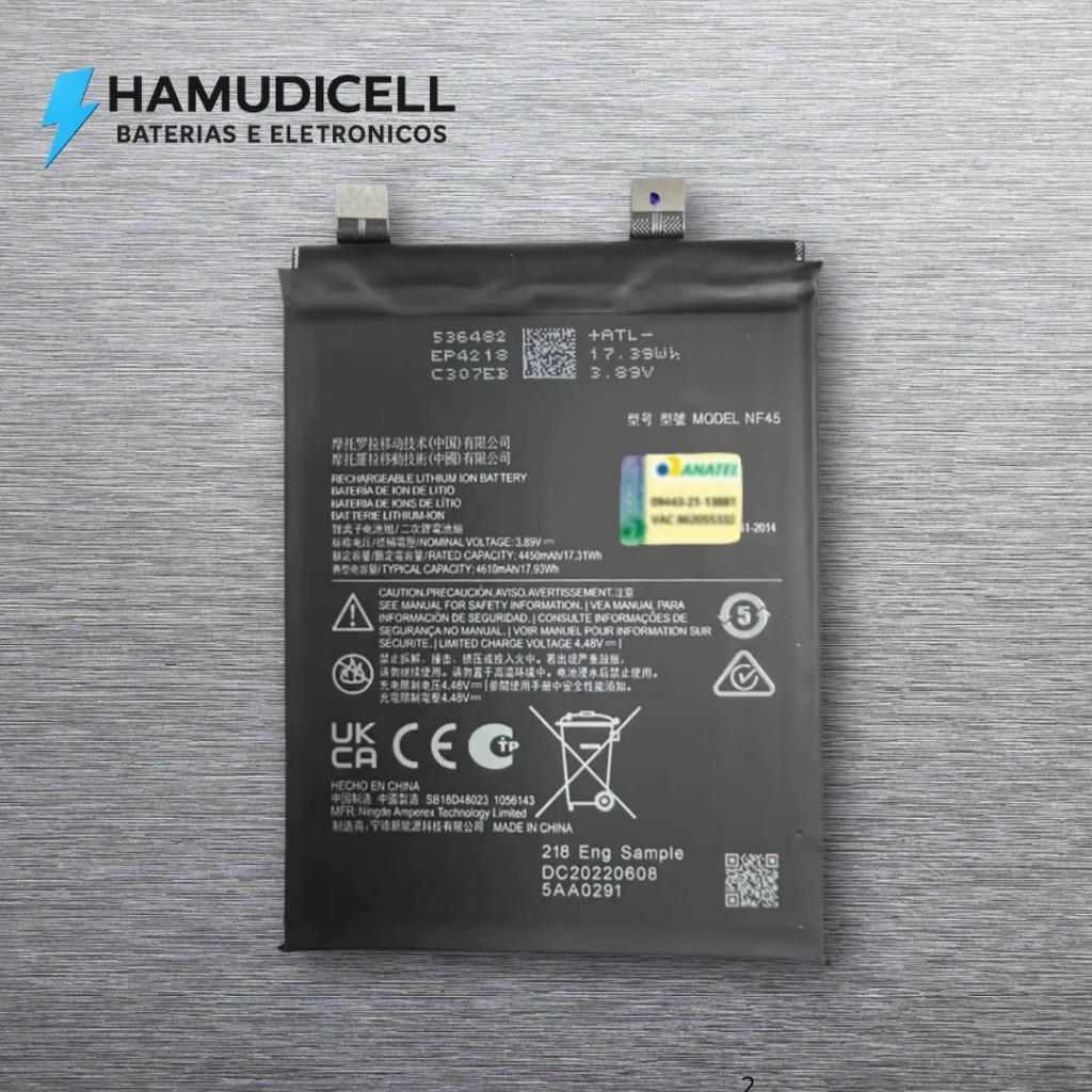 Bateria Compatível edge 30 ultra NF45 + NF + Entrega Direta | Shopee Brasil