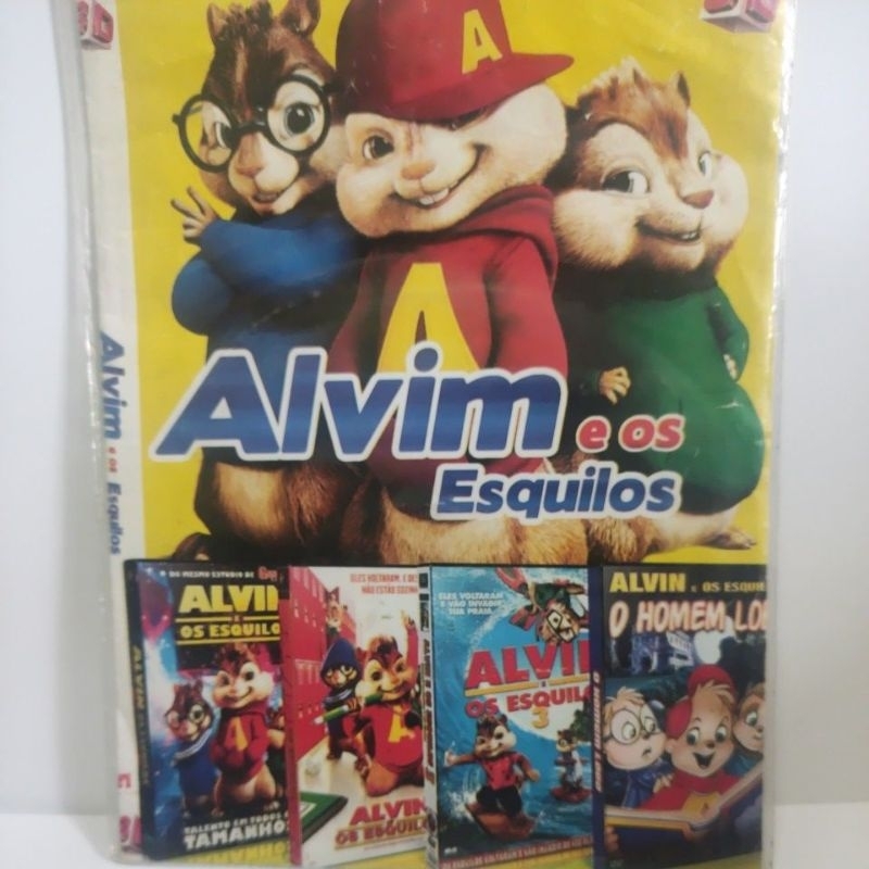 dvd Alvim e os esquilos 4x1 | Shopee Brasil