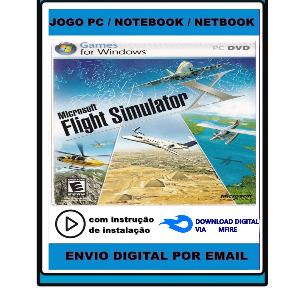 Microsoft Flight Simulator X - Pc | Shopee Brasil