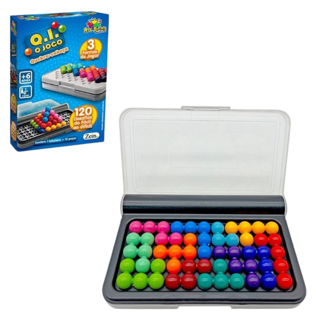 Jogo Qi Mini Gênio de bolso 120 Desafios | Shopee Brasil