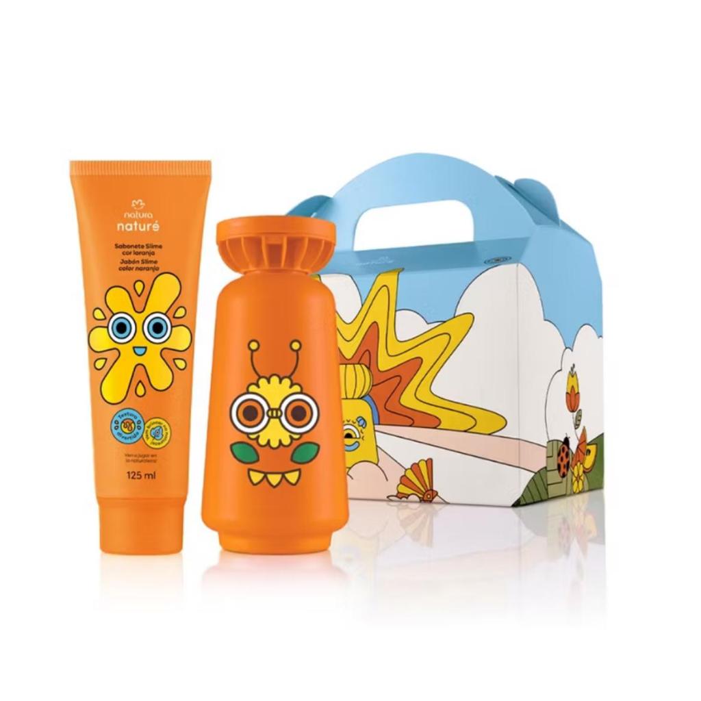 Presente Natura Naturé Shampoo 2 em 1 + sabonete slime | Shopee Brasil