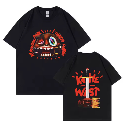 Camiseta Camisa Blusa Algodão Unissex Rapper Kanye West T Shirt Music ...