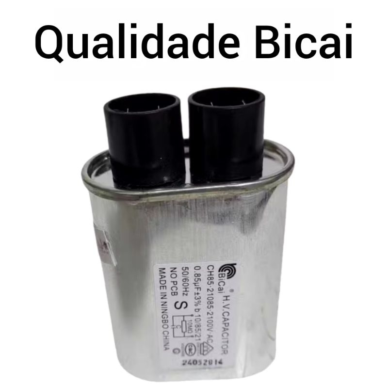 Capacitor BICAI de Alta Qualidade - Vários modelos p/ Micro-ondas ...
