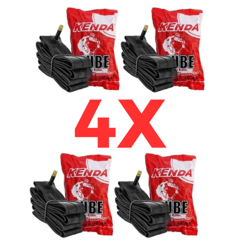 Kit 4 Câmaras de ar 26 Kenda Bico Grosso 26x1.90/2.125 Balão Mtb ...