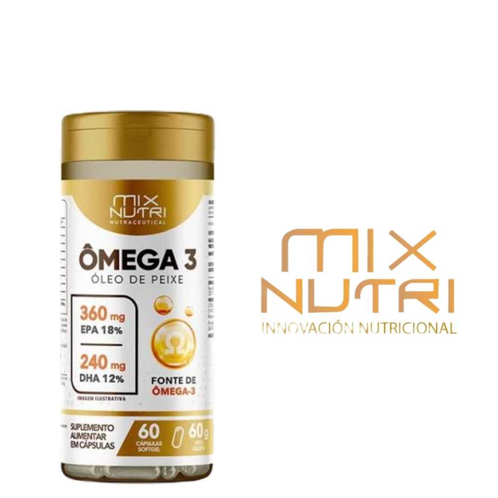 Mix Nutri Omega 3 60Caps 60g | Shopee Brasil