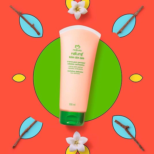 Linha Nature (Toin Oin Oin) - Creme para Pentar Cabelos Cacheados 200 ...
