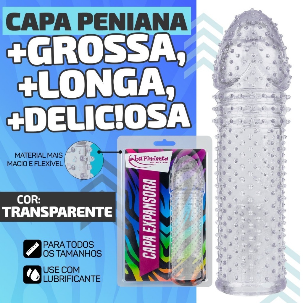 CAPA PENIANA EXPANSORA PRA ELE – AUMENTA A POTÊNCIA E PROVOCA MAIS ...