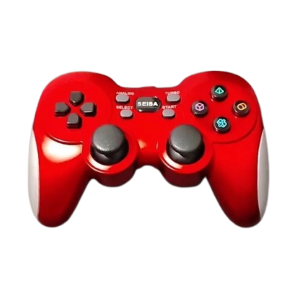 Controle Joystick Sem Fio bateria interna Recarregável PS2 PS3 PC ...