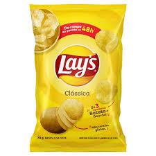 Kit 10 Salgadinho Elma Chips Lays variados 5 de cada (Clássica/vinagre ...