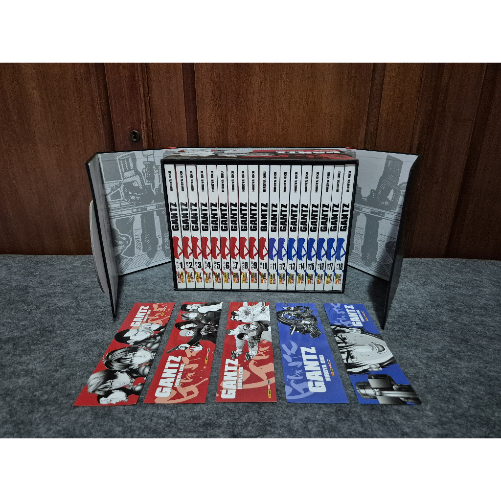 Mangá Gantz - Box 1 Volumes 1 ao 18 - Com os brindes | Shopee Brasil