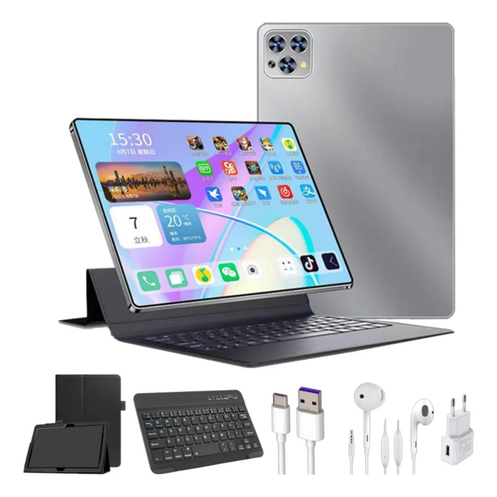 Tablet X19 Pro 10.1" + Teclado + Capa + fone – 64GB | 4G | Android 12 ...