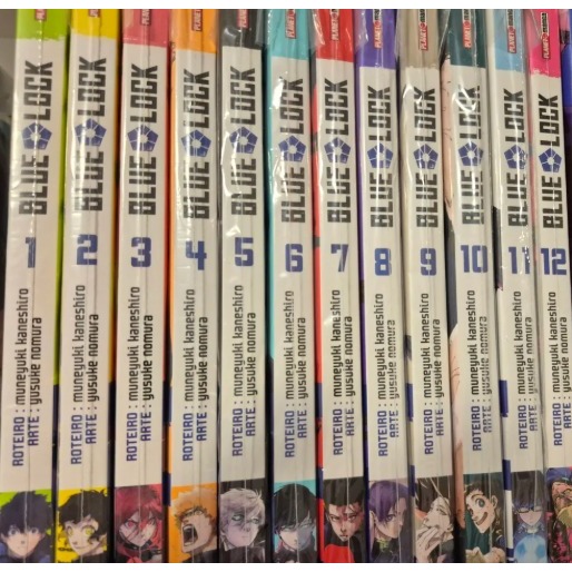 MANGA BLUE LOCK 1 ao 12 PANINI | Shopee Brasil
