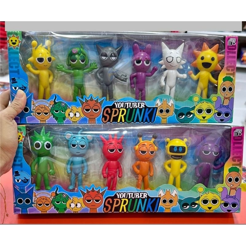 Brinquedo Sprunk 6 bonecos | Shopee Brasil