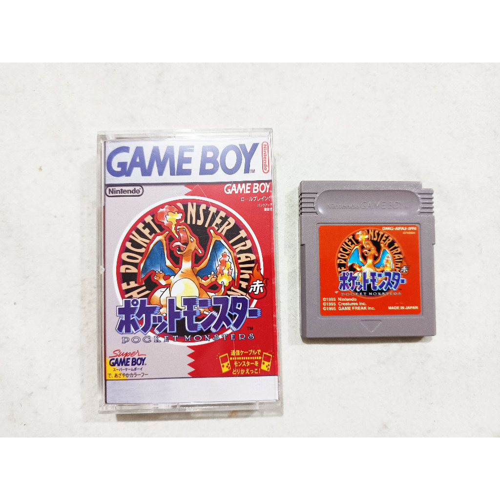 Pokémon Red Version Game Boy Color Gbc Japonês | Shopee Brasil