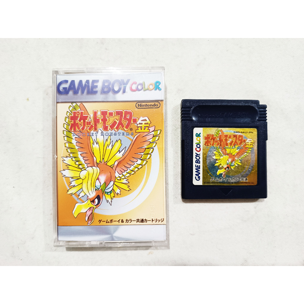 Pokémon Gold Version Game Boy Color Gbc Japonês | Shopee Brasil