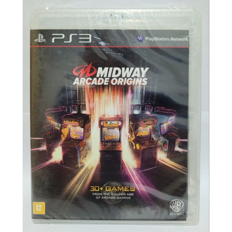 Midway Arcade Origins, ( NOVO LACRADO ), jogo original para ps3 ...