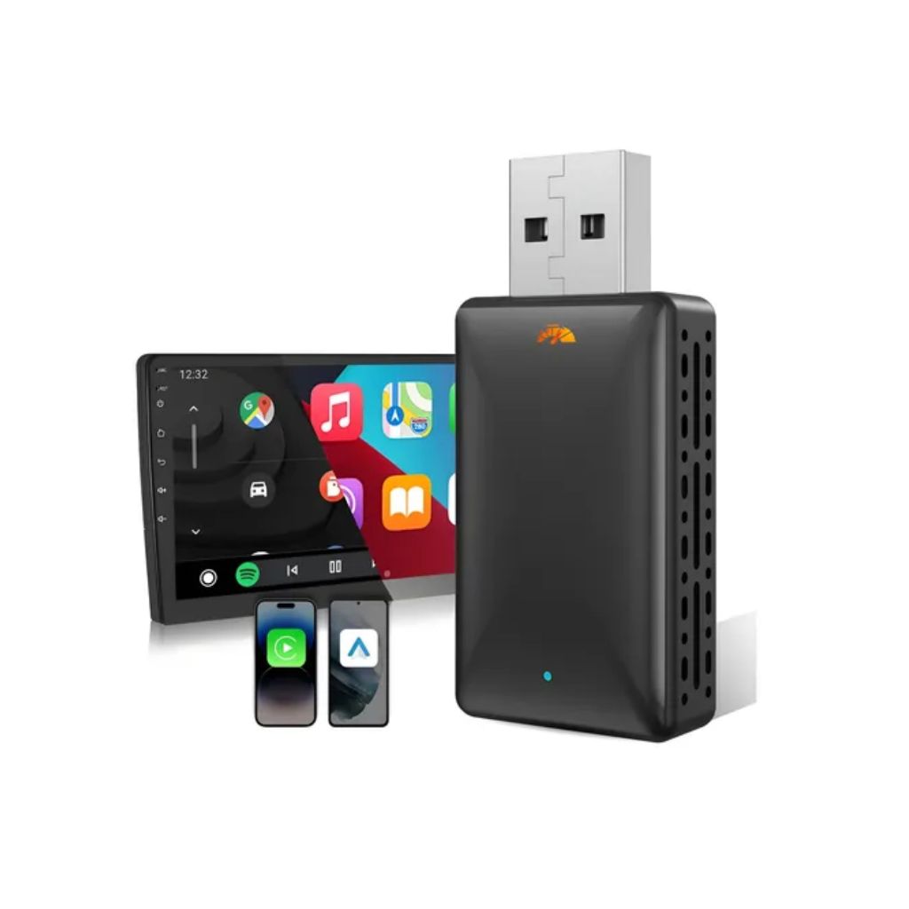Adaptador Usb Sem Fio Para Apple Carplay E Android Auto | Shopee Brasil