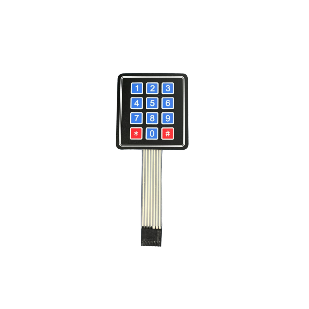 TECLADO MEMBRANA MATRICIAL 4X3 KEYPAD | Shopee Brasil