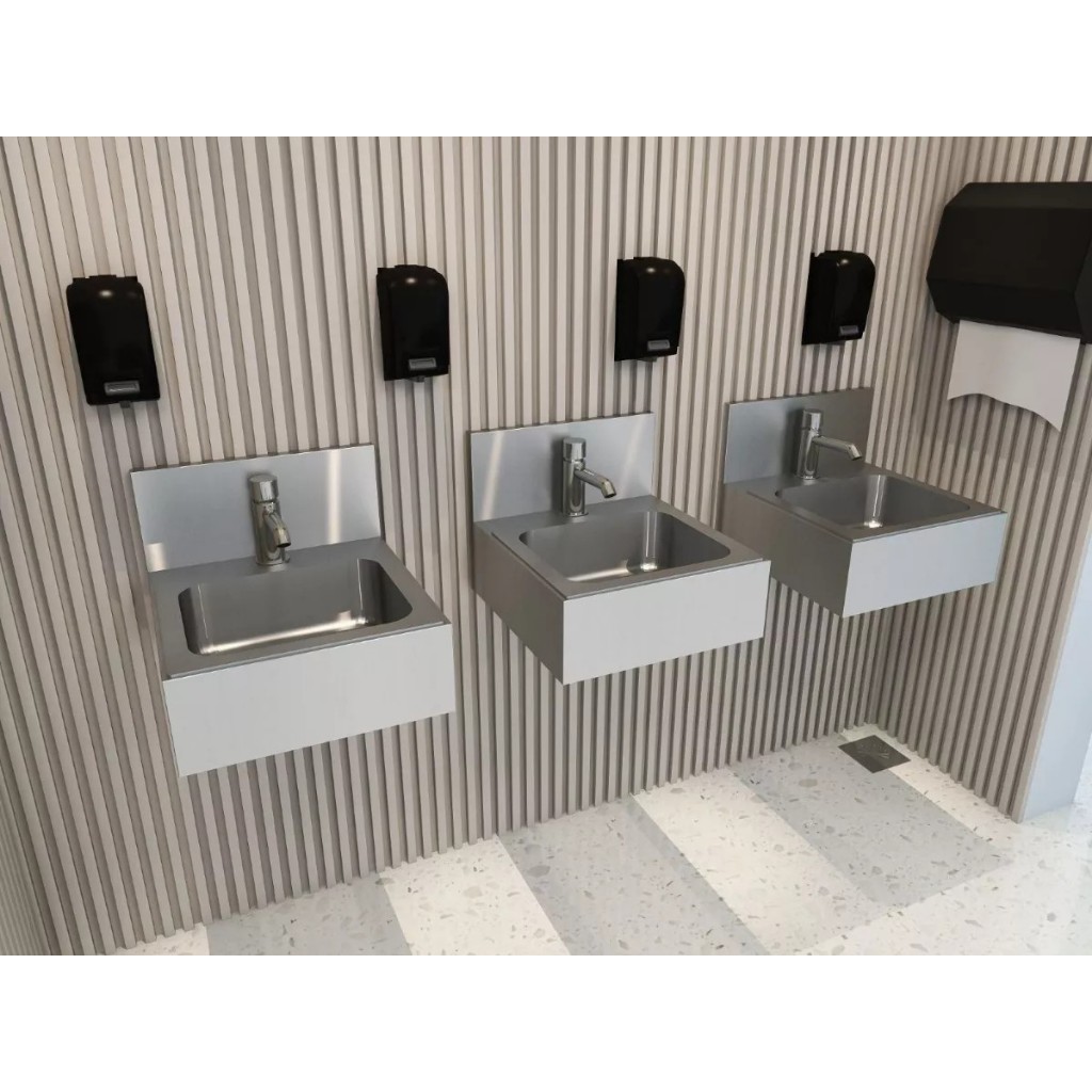 Pia Suspensa Lavatorio Industrial Lavar As Mãos Assepsia inox | Shopee ...
