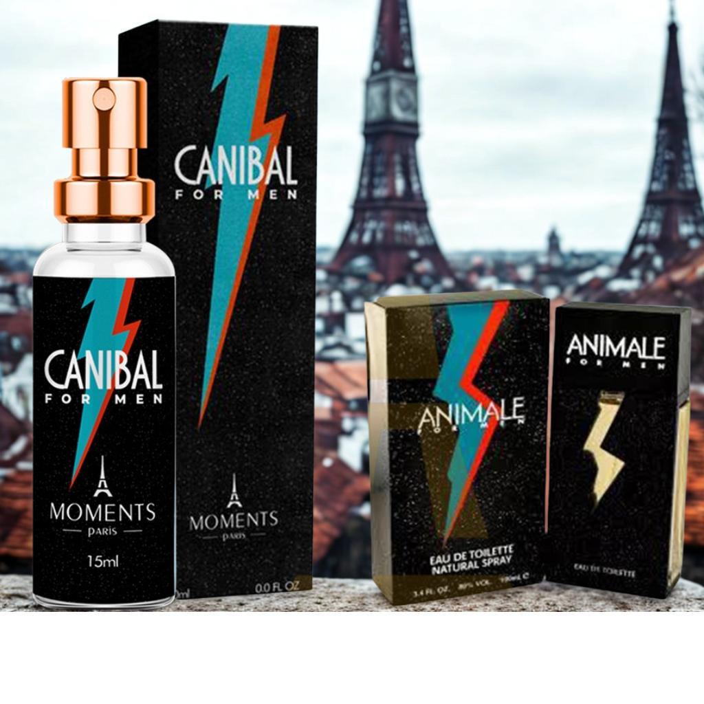 Canibal - Perfume Masculino 15ml - Moments Paris- Animale | Shopee Brasil