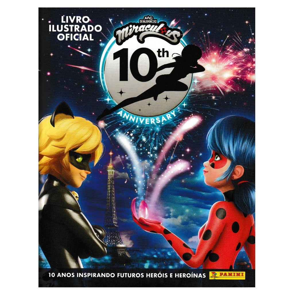 Álbum Figurinhas Miraculous Ladybug 2025 10th Anniversary Completo Para ...