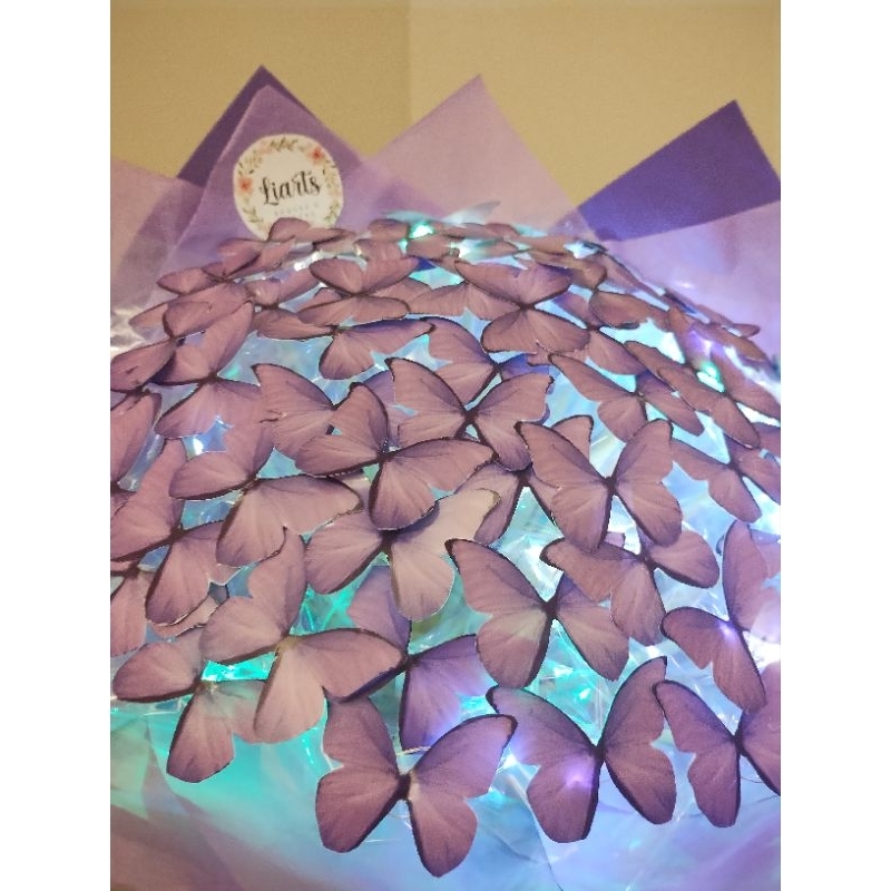 Buquê de borboleta lilás/roxo 💜 | Shopee Brasil