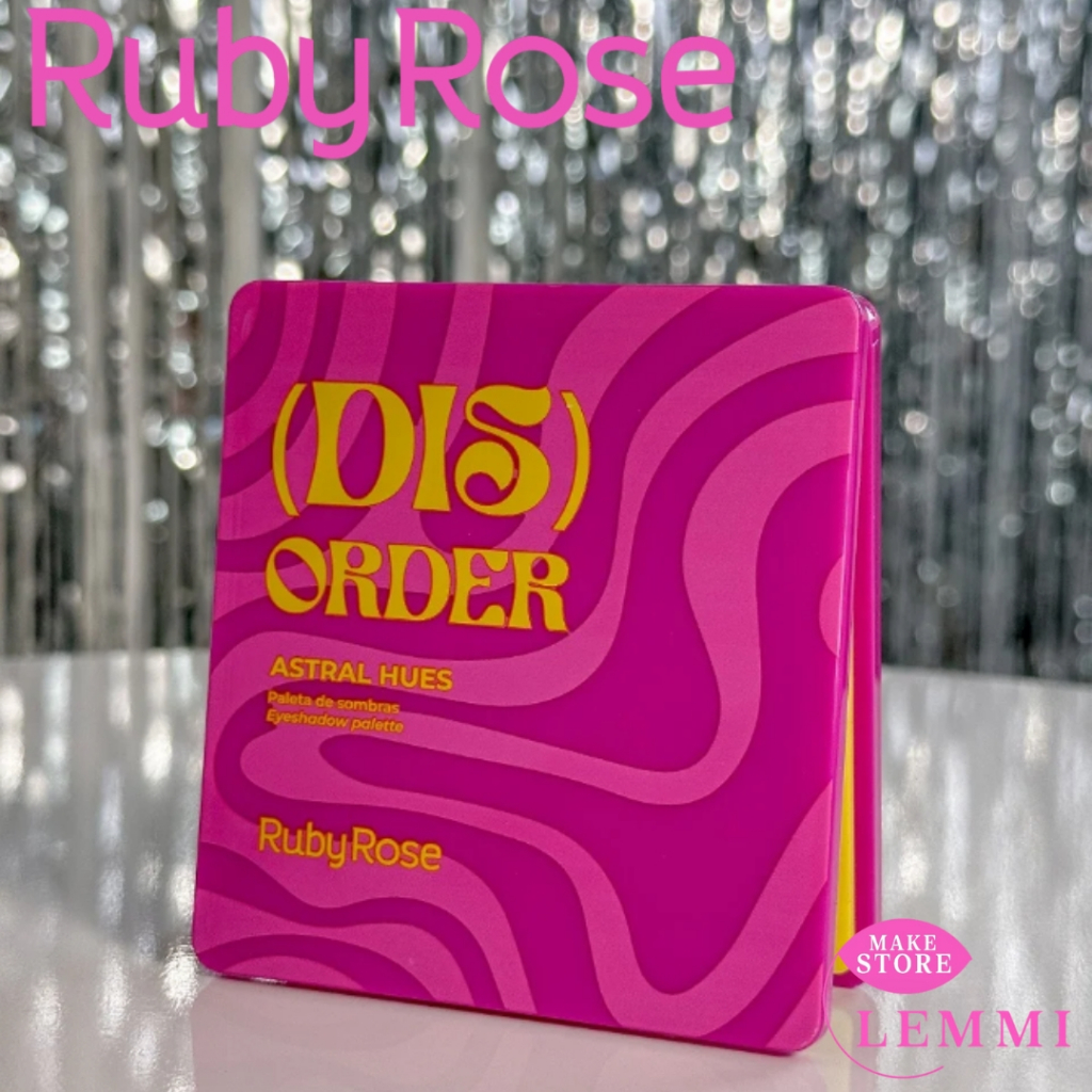 Paleta De Sombras Astral Hues Dis Order Ruby Rose | Shopee Brasil