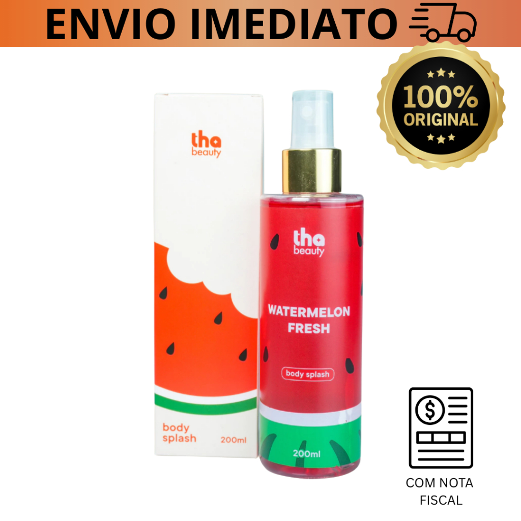 Body Splash Watermelon Fresh 200ml - Tha Beauty | Shopee Brasil