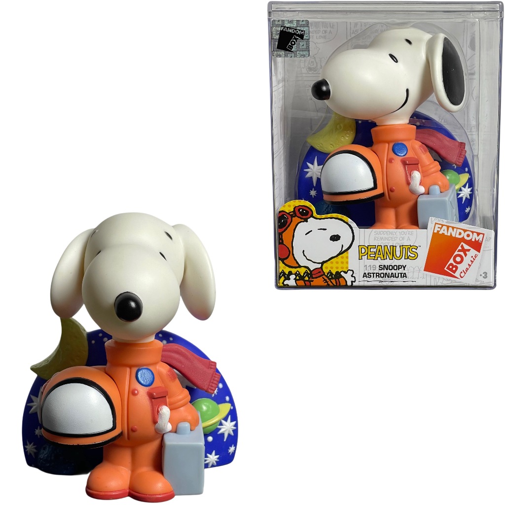 Boneco Fandom Box Snoopy Astronauta Peanuts Coleção Oficial Recomendada ...