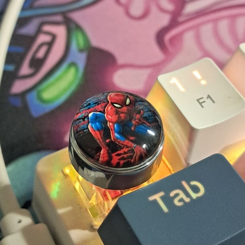 Keycap Spiderman - Teclado Mecânico | Shopee Brasil