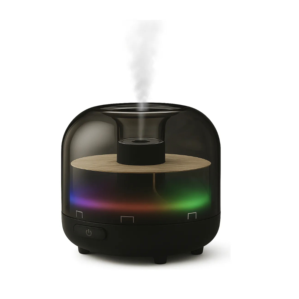 Umidificador De Ar Com Luz Led Rgb Purificador Silencioso | Shopee Brasil