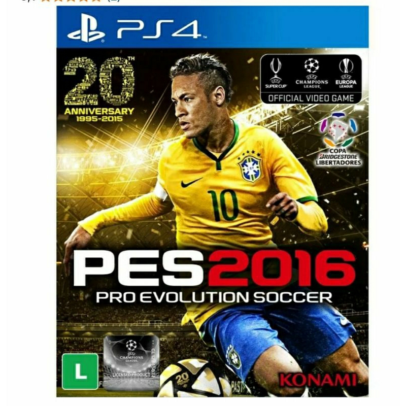 Jogo PES 2016 Pro Evolution Soccer para PS4 - Konami( Novo Lacrado ...