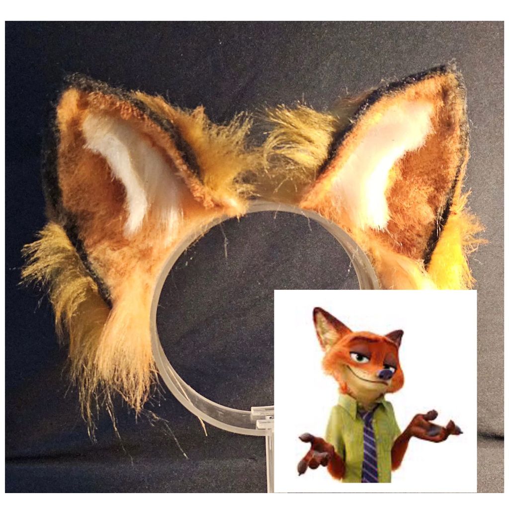 ORELHA COSPLAY TIARA NICK WILDE | Shopee Brasil