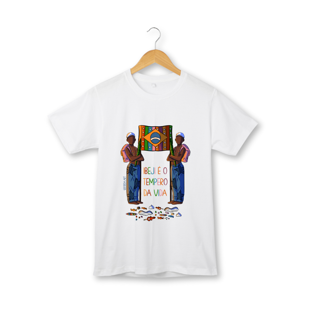 Camiseta Ibeji é o tempero da vida | Shopee Brasil