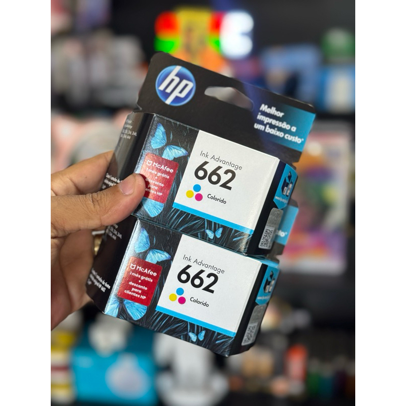 CARTUCHOS HP 662 color | Shopee Brasil