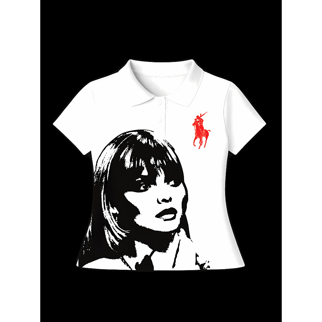 Camisa Polo Feminina Scarface Elvira Streetwear Casual Algodão | Shopee ...