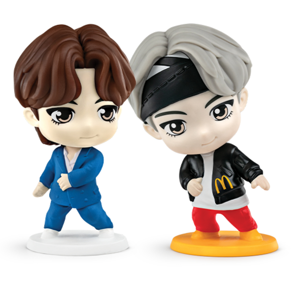 Bonecos BTS Tiny Tan McDonald's Nova Campanha 2025 Lacrados K-Pop ...