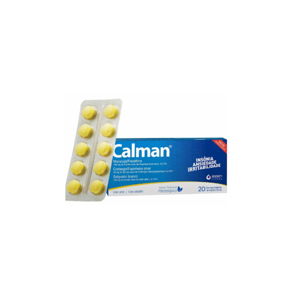Calman 20 comprimidos | Shopee Brasil