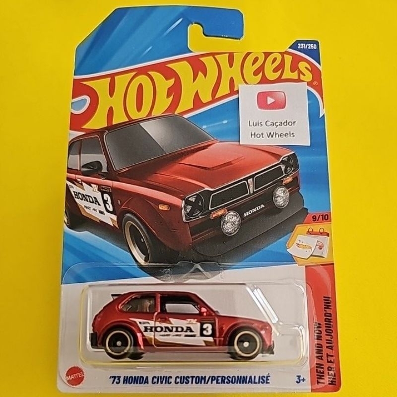Honda Civic Custom Vermelho STH Super T Hunt Treasure Hunt Hot Wheels ...