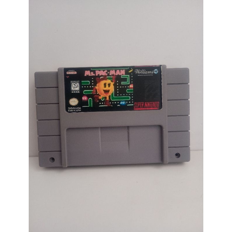 Fita do jogo PAC Man para Super Nitendo | Shopee Brasil