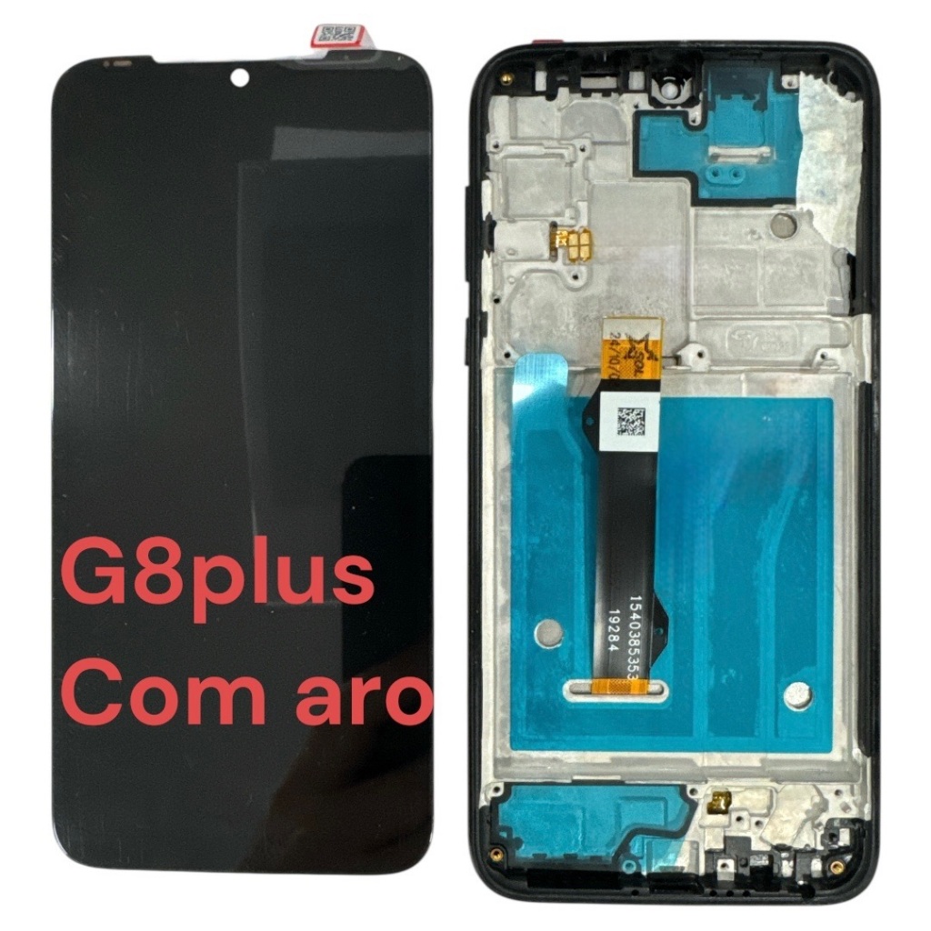 Frontal Tela Display Lcd Touch Moto G8 Plus Com Aro Xt2019 | Shopee Brasil