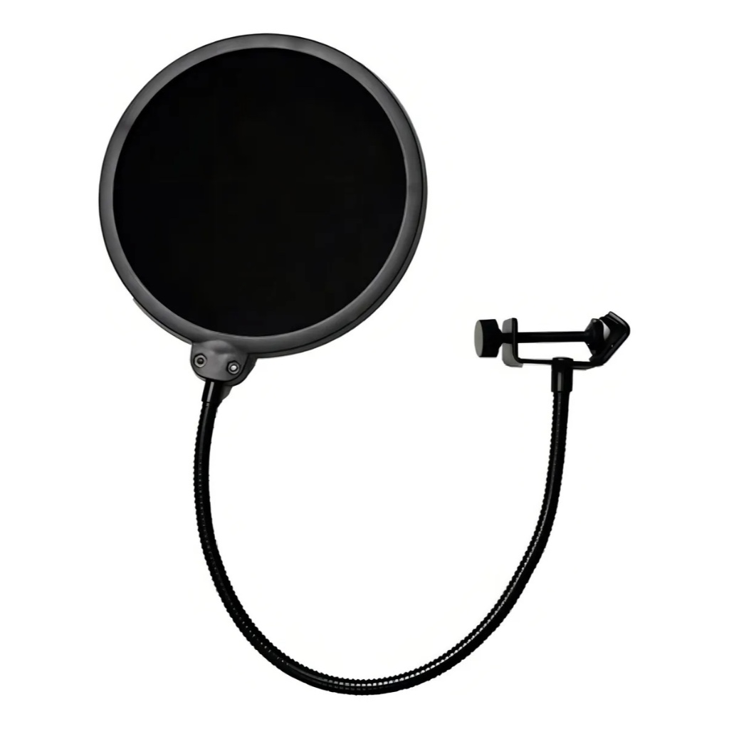 Pop Filter Para Microfone Voz Vocal Filtro Estúdio | Shopee Brasil