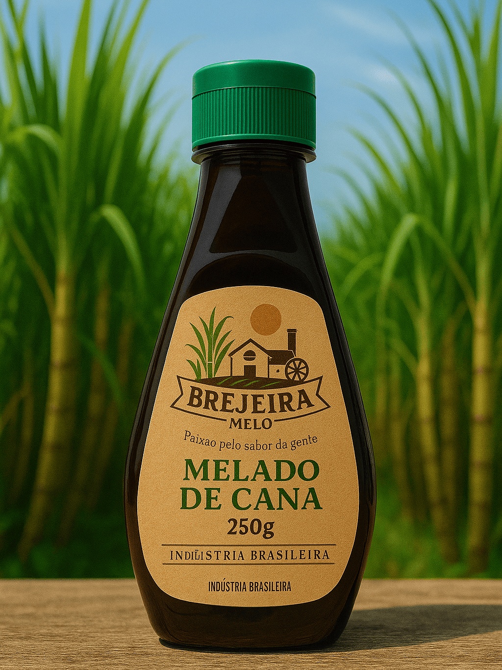 Melado de Cana de Açúcar 250g Varejo e Atacado 100% Natural Sem ...